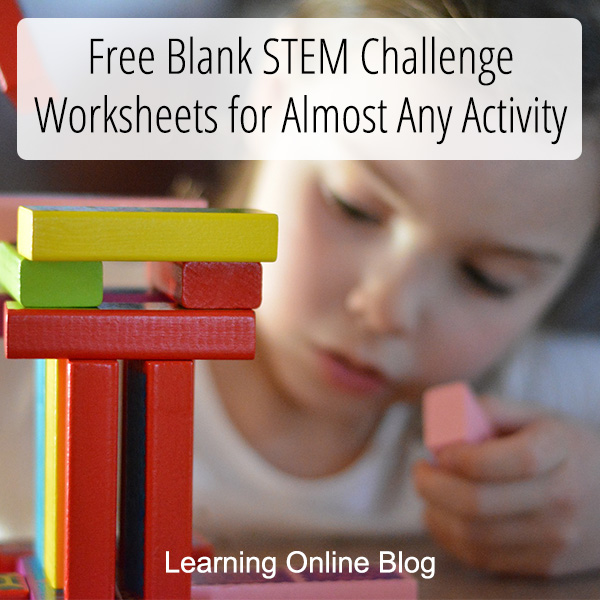 Free Blank STEM Challenge Worksheets for Almost Any Activity