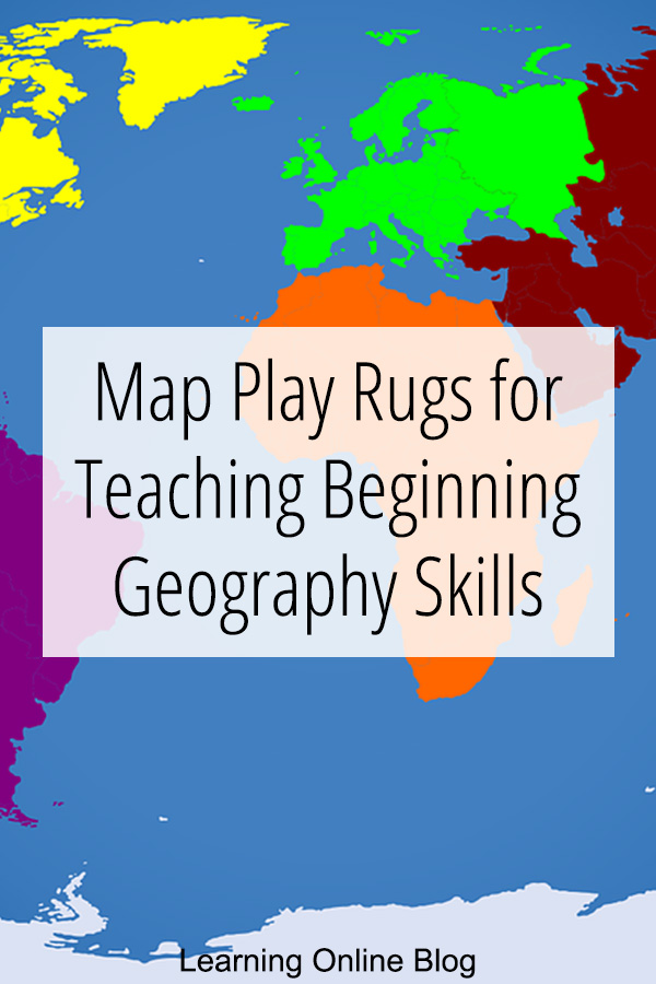 Map Play Rugs for Teaching Beginning Geography Skills