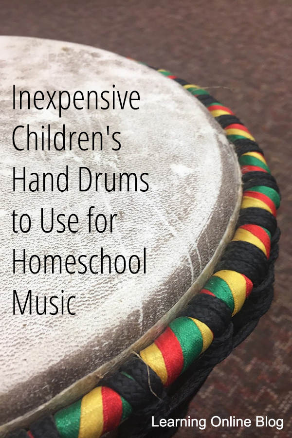 Inexpensive Children's Hand Drums to Use for Homeschool Music