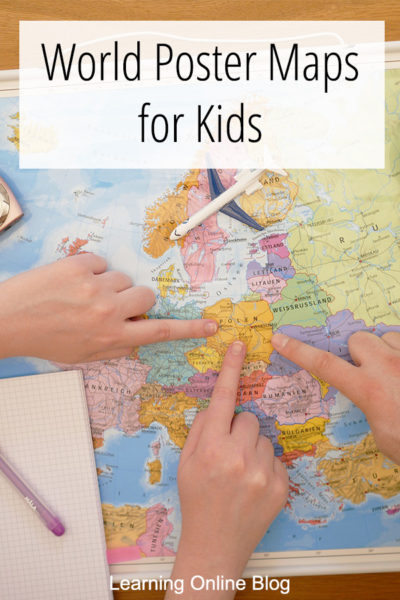 World Poster Maps for Kids